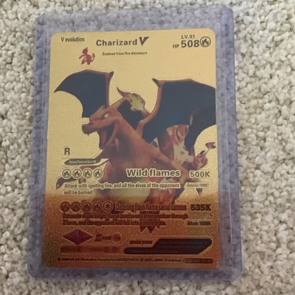 Toys | Charizard V Pokmon Card | Poshmark